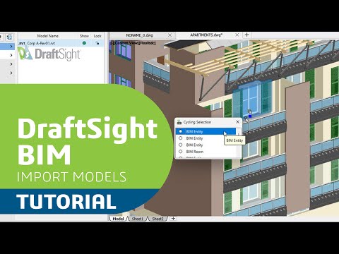 Beginners Guide to DraftSight BIM - Import