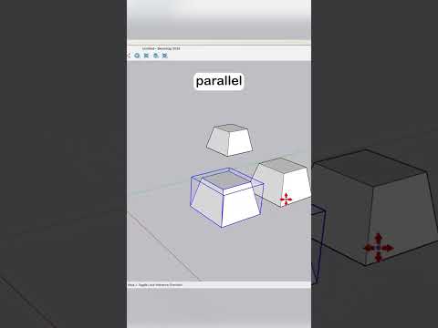 Using arrow keys while moving #3dmodeling #sketchup