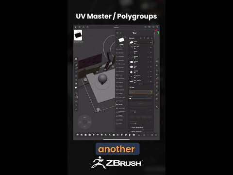 UVMaster and Polygroups in ZBrush