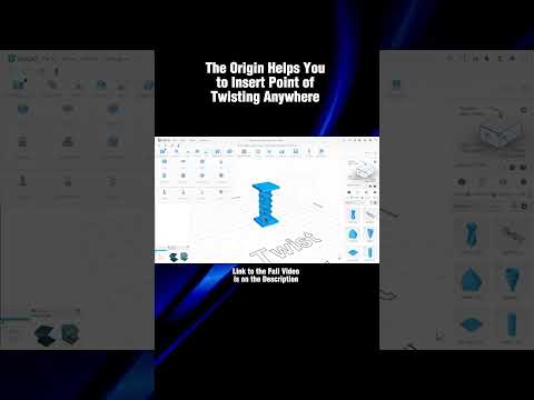 How to Twist 3D Objects in SelfCAD
