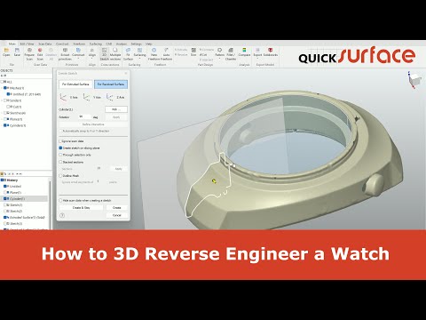 How to Reverse Engineer a Watch | Full 3D Workflow in QUICKSURFACE