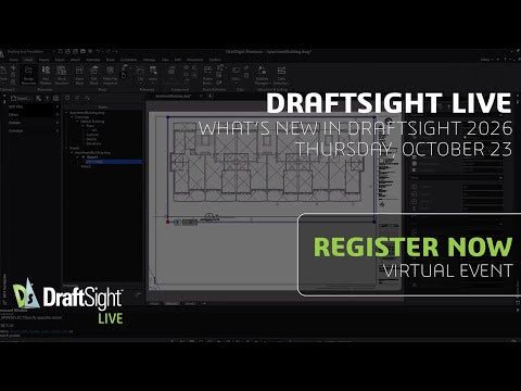 See What's New in DraftSight 2026! Register for the DraftSight LIVE Vi