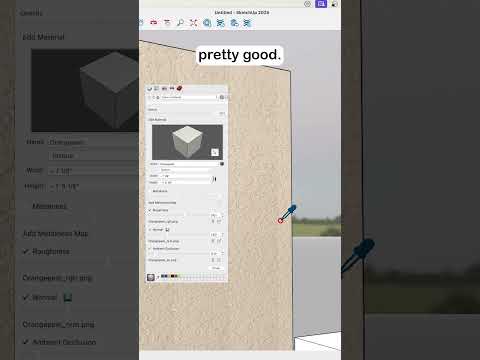 The right amount of relief #sketchup #3dmodeling