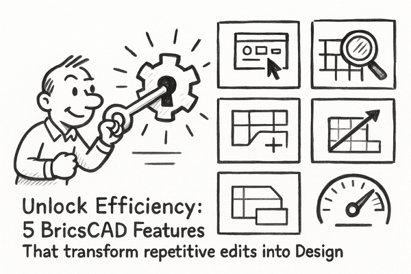 Unlock Efficiency: 5 BricsCAD Features That Transform Repetitive Edits