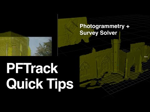 PFTrack Quick Tips: Using photogrammetry geometry in the survey solver