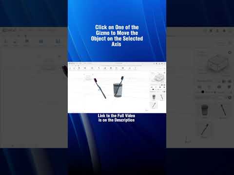 How to Use Move Tool for Modeling in SelfCAD