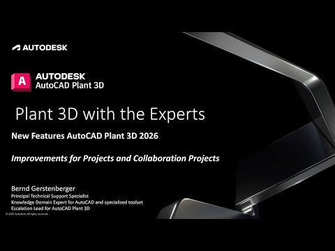 New Features 2026: The redesigned Spec Editor | AutoCAD Plant 3D