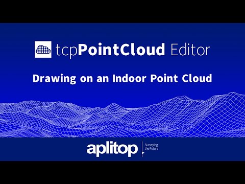 tcp PointCloud Editor | Drawing on an Indoor Point Cloud