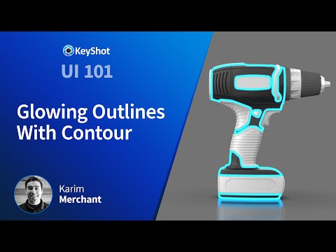 How to Get Started with KeyShot - Creating Glowing Outlines with Conto