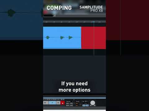 Samplitude Pro X8: Comping explained #music #samplitude #mixing