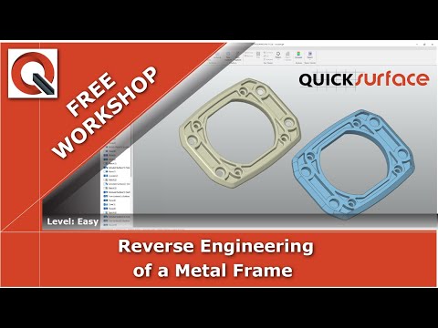 Reverse Engineering a Metal Frame | QUICKSURFACE Beginner Workshop
