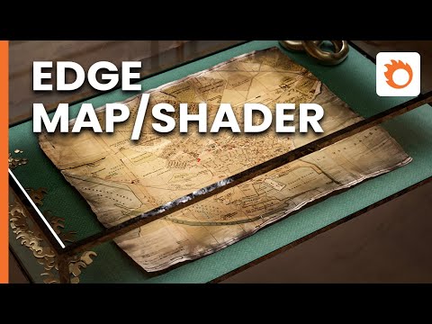 Apply effects to the edges of objects with Edge Map/Edge shader