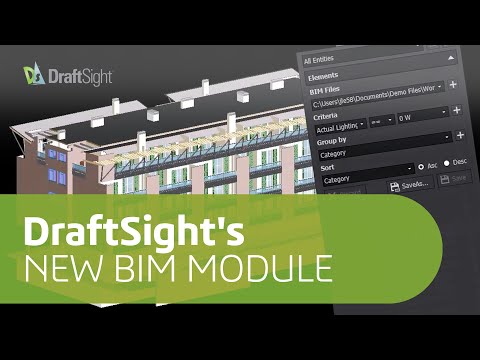 DraftSight's New BIM Module