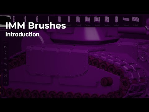 ZBrush for iPad - IMM Brushes Introduction