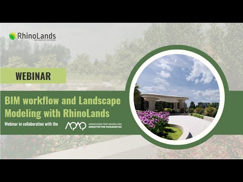BIM Workflow for Landscape Architects with RhinoLands