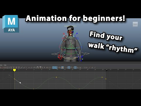 Animating your first walk cycle - Part 4: Smoothing motion with spline