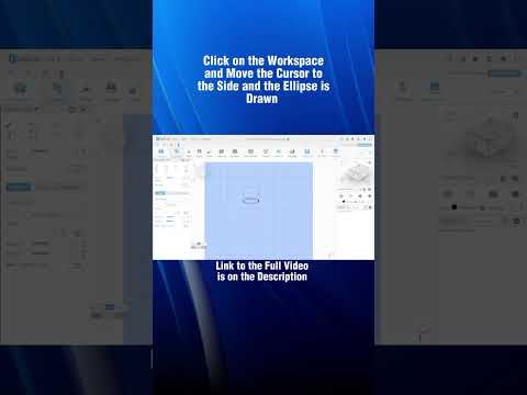 How to Use Ellipse Drawing Tool While 3D Modeling in SelfCAD