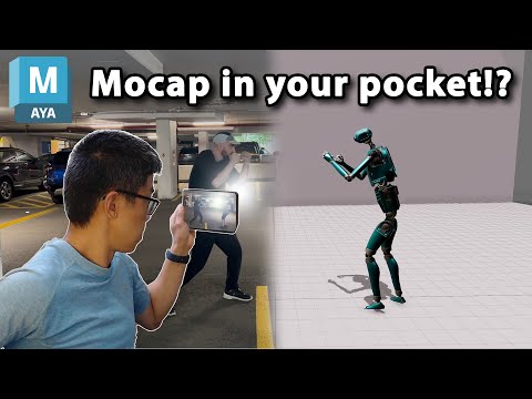 FREE AI motion capture to Maya / Blender using Autodesk Flow Studio