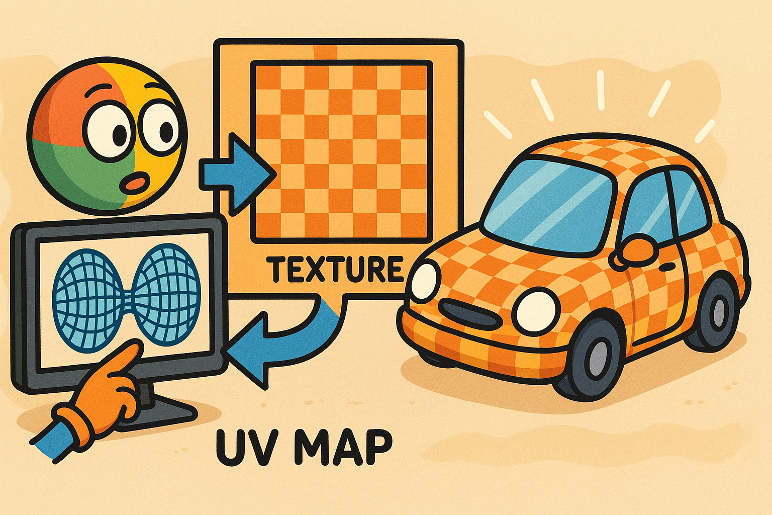 Design Software History: UV Mapping and Texture Pipelines: From Parame