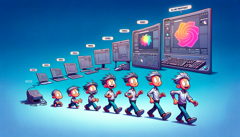 Design Software History: The Evolution of Maya: From Alias|Wavefront t