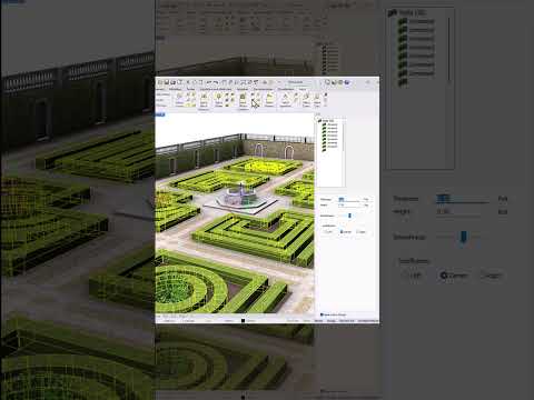 How to Model a Realistic Hedge with RhinoLands #landscapedesignsoftwar