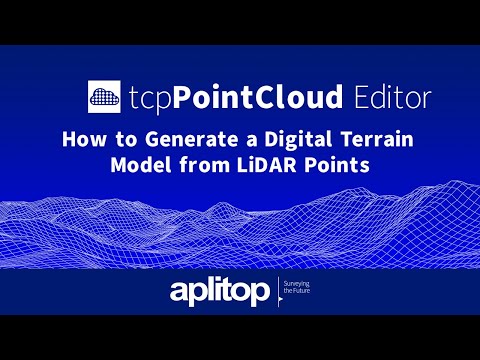 tcp PointCloud Editor | How to Generate a Digital Terrain Model from L