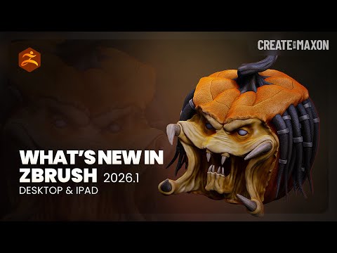 What’s New in ZBrush 2026.1 and ZBrush for iPad 2026.1