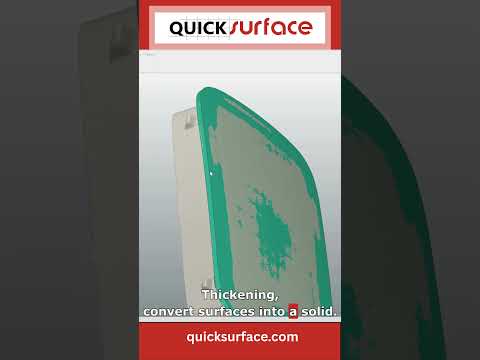 #Scan to #CAD: #Automotive Light Lens #QUICKSURFACE #Shorts #ReverseEn