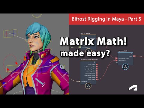 Bifrost Rigging in Maya - Part 5: The Rig Animation Area