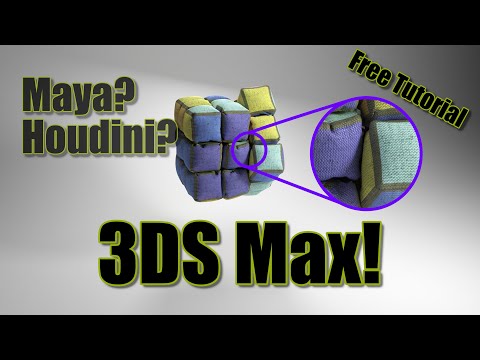 How to Create a Fluffy Rubik's Cube in thinkingParticles | 3ds Max Tut
