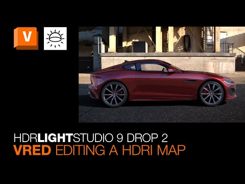 Editing HDRI Maps for Perfect Lighting in VRED | HDR Light Studio 9 Dr