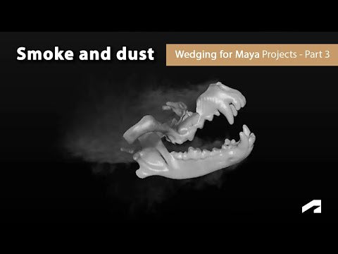 Project-based wedging in Maya - Part 3: Particle and aero advection