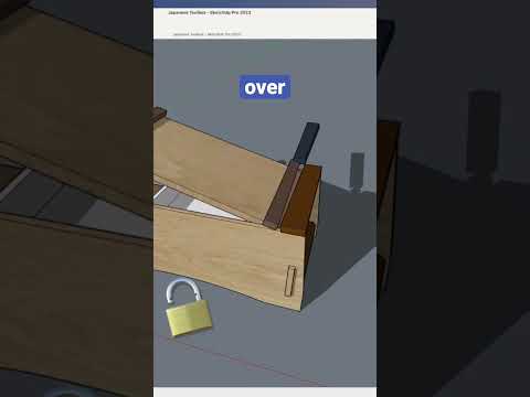 how a Japanese toolbox lock works