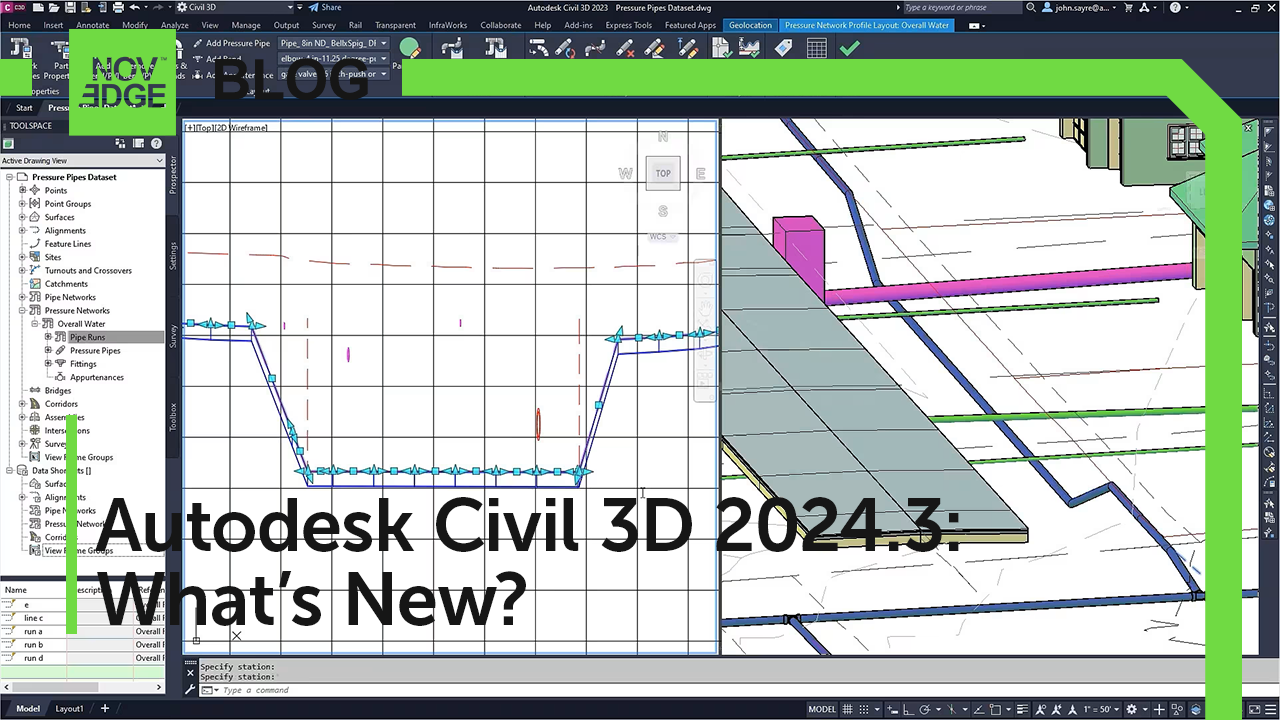Exploring the Autodesk Civil 3D 2024.3 Update: What's New and Enhanced