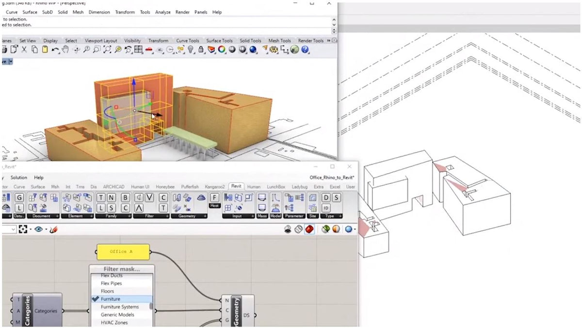 New Features of Rhino.Inside.Revit for Unprecedented Integration and D