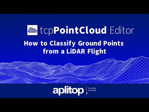 tcp PointCloud Editor | How to Classify Ground Points from a LiDAR Fli