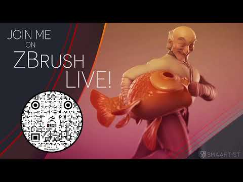 No Spare Time with SMAARTIST – Stephen Anderson – ZBrush 2023