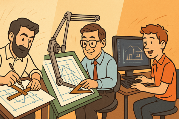 Design Software History: The Evolution of Drafting: From Traditional T