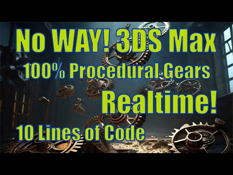 Free 3ds Tutorial: Realtime Gear Simulation Without Physics and Withou