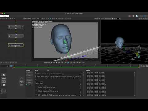 PFTrack Python Script - lock object motion