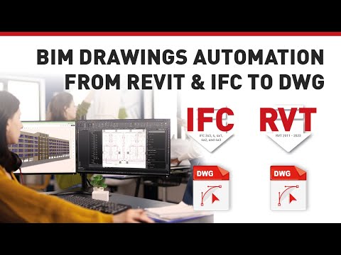 BIM Drawings Automation: From Revit & IFC to DWG in ARES Commander