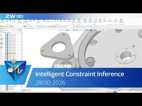 Intelligent Constraint Inference | ZW3D 2026 Official