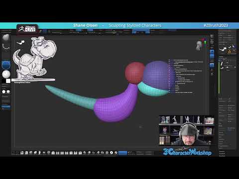 Sculpting Stylized Characters – Shane Olson – ZBrush 2023