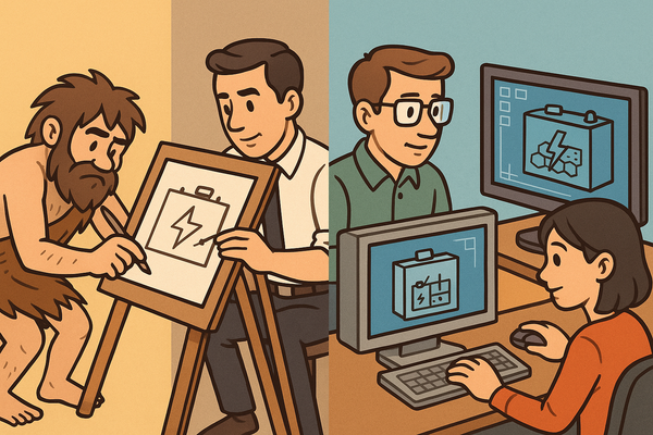 Design Software History: Evolution of CAD Tools in Energy Storage Desi