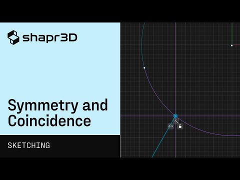 Connecting sketches using coincidence constraints