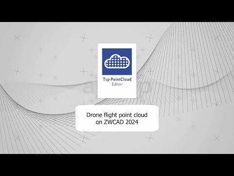 ZWCAD 2024 x APLITOP software | Drone Flight Point Cloud on ZWCAD 2024