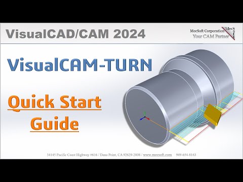 VisualCAD/CAM 2024 TURN Quick Start