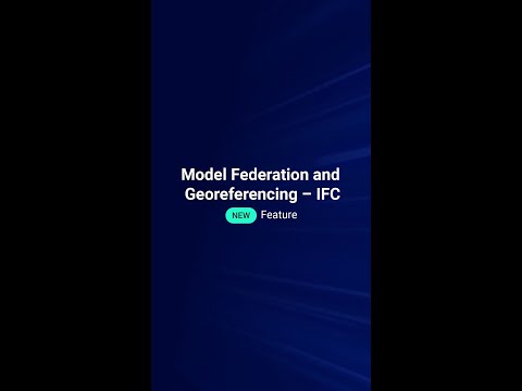 Model Federation and Georeferencing - IFC BricsCAD BIM V25 #shorts