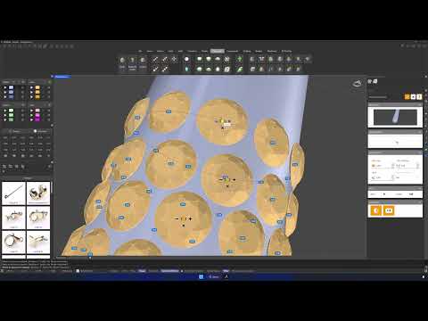Pave Along Surface: Craft Seamless Pave Designs with Precision