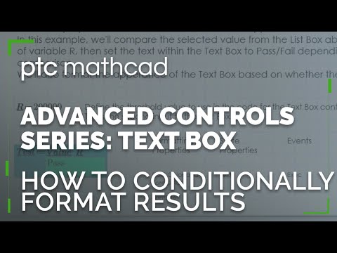 How to Conditionally Format Your Results with Text Boxes | Mathcad Pri